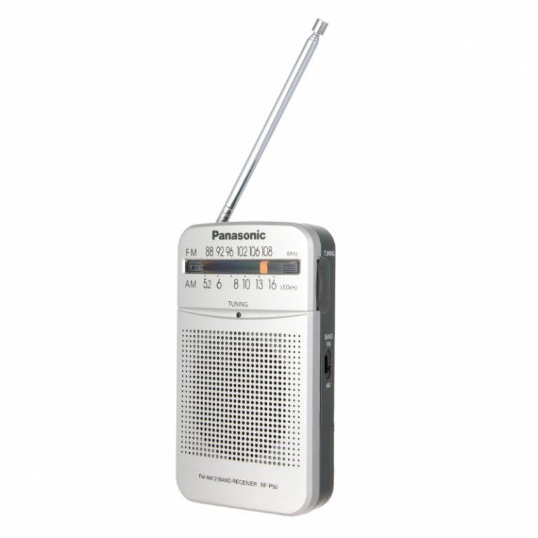 Panasonic RF-P50 AM FM Radio Pocket – Silver – Jakarta Camera